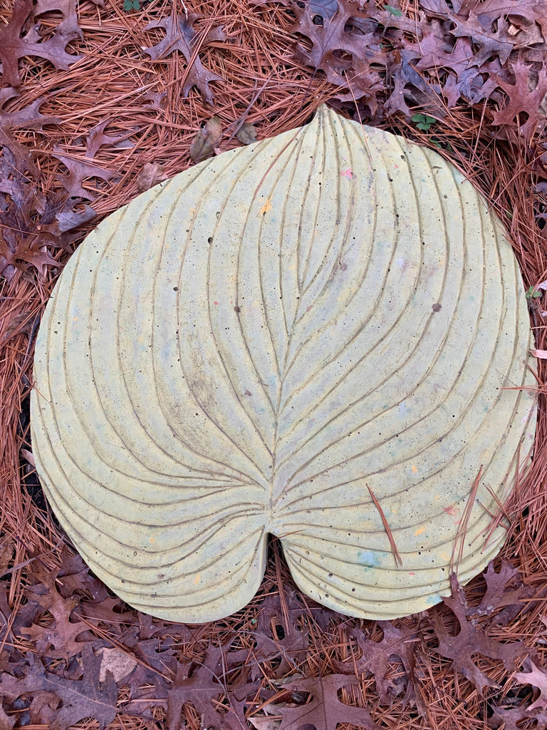 Host Leaf Stepping Stone – Tranquil Gardener