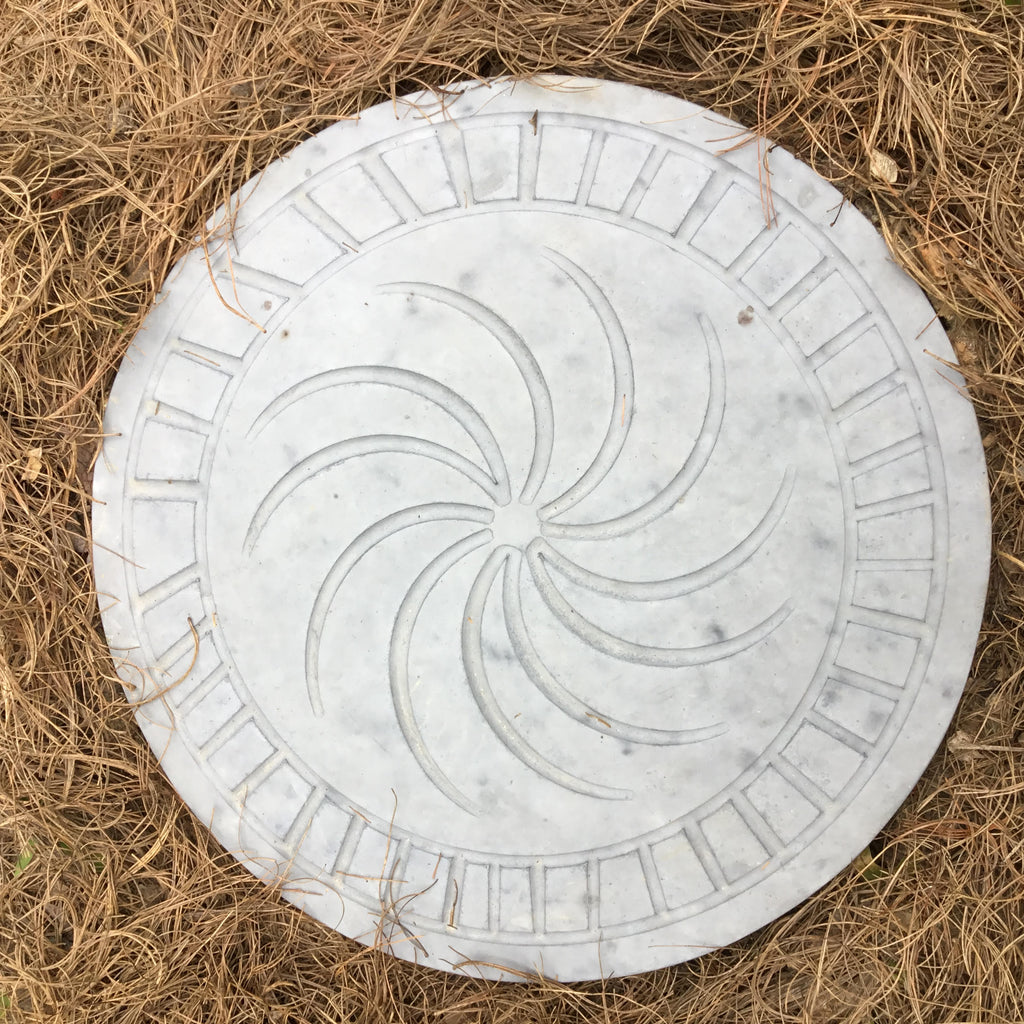 Mystic Wheel Stepping Stone – Tranquil Gardener